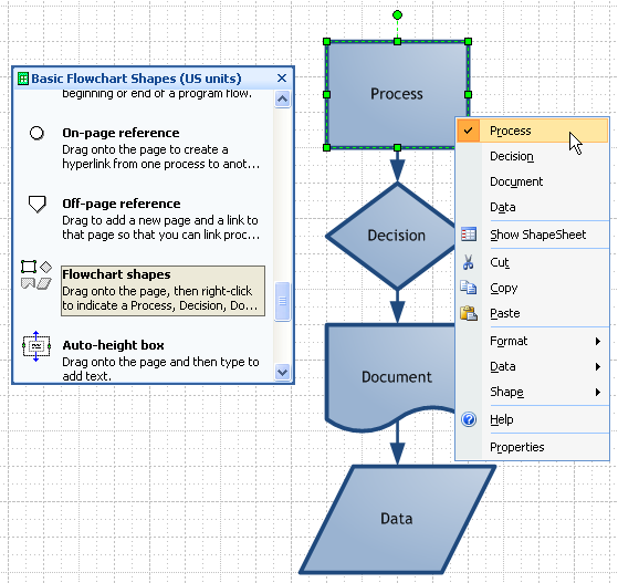 Visio 2010 Beta Where Is The Toolbar With The Shapes Super User